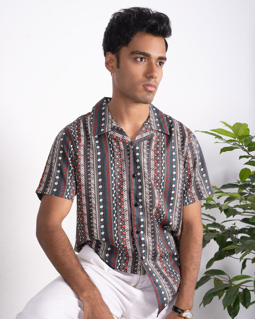 Cubana - Black Stripe - Cuban Shirt For Men – DEFCLO